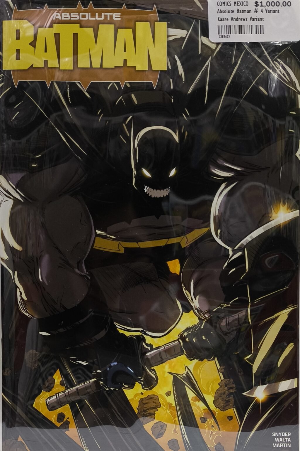 Absolute Batman # 4 Kaare Andrews Variant - comicsmexico.com.mx