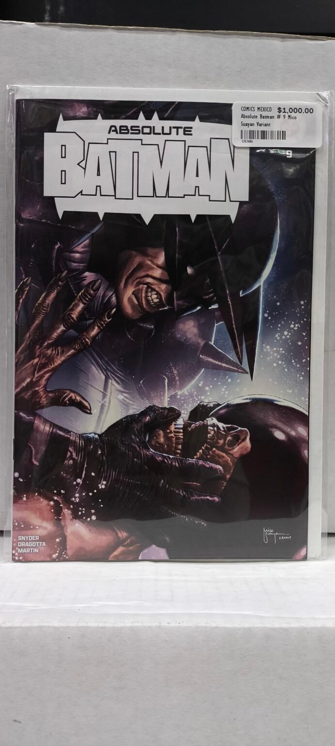 Absolute Batman # 9 Mico Suayan Variant - comicsmexico.com.mx