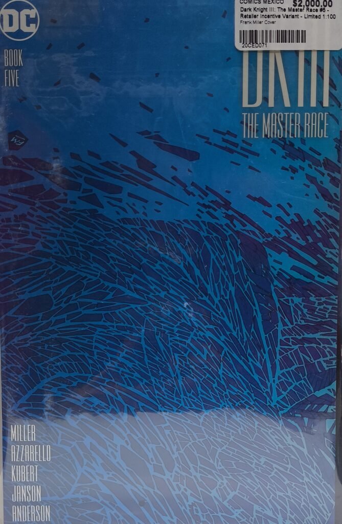 Dark Knight III: The Master Race #5 - Retailer Incentive Variant ...