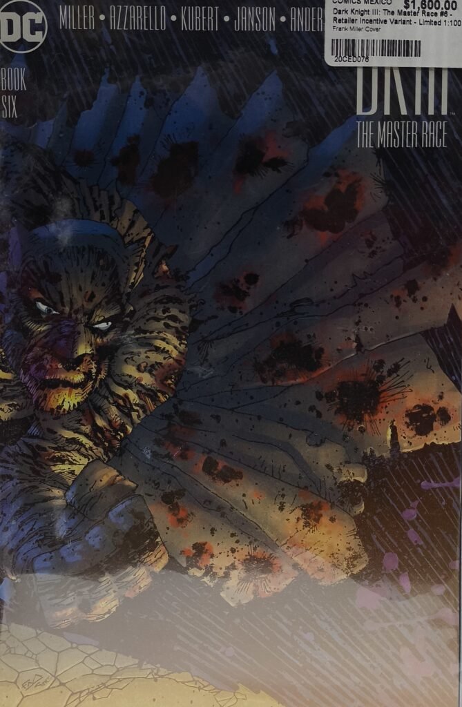 Dark Knight III: The Master Race #6 - Retailer Incentive Variant ...