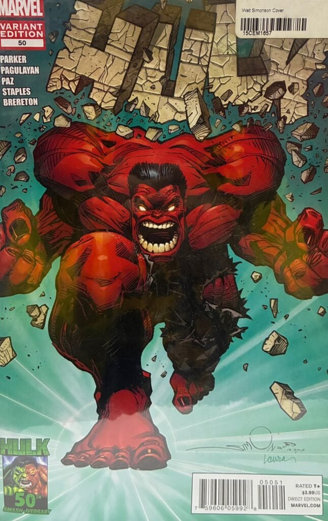 Hulk vol. 2 # 50 - Variant - Limited 1:25 - comicsmexico.com.mx