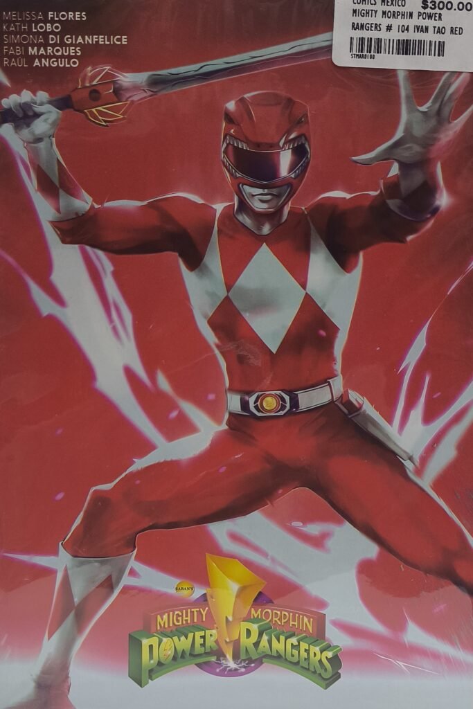 Mighty Morphin Power Rangers # 104 Ivan Tao Red - comicsmexico.com.mx